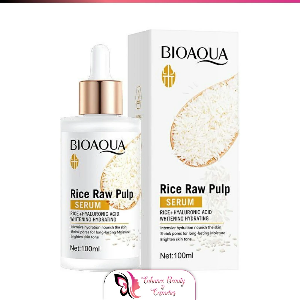 Bioaqua Rice Raw Pulp Jumbo Serum 100ml - EB's Cosmetics